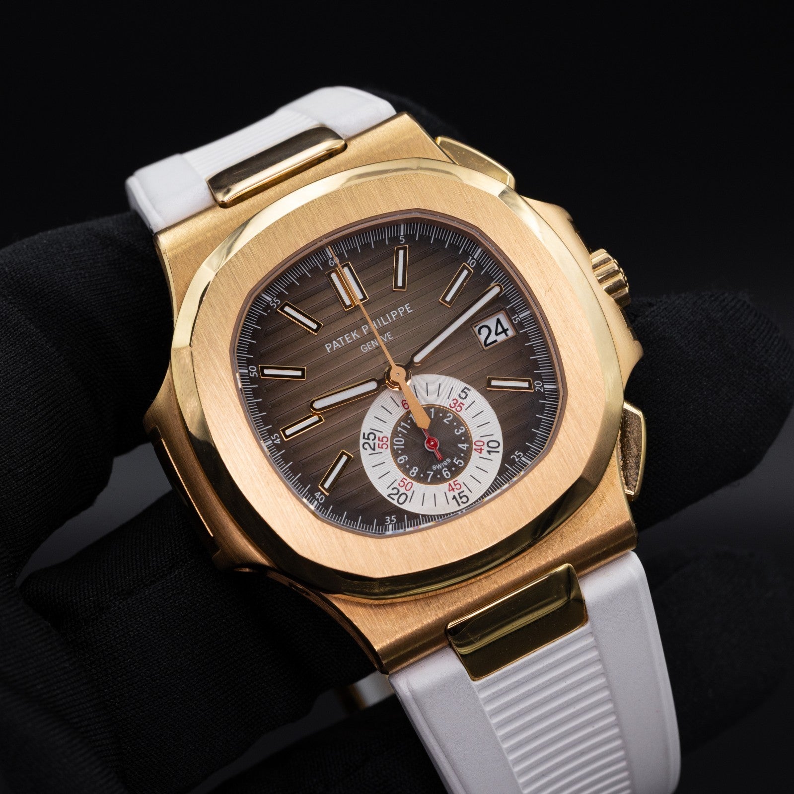 Patek Philippe Nautilus Chrono | 5980R | Rose Gold - Rocky Mountain Watches