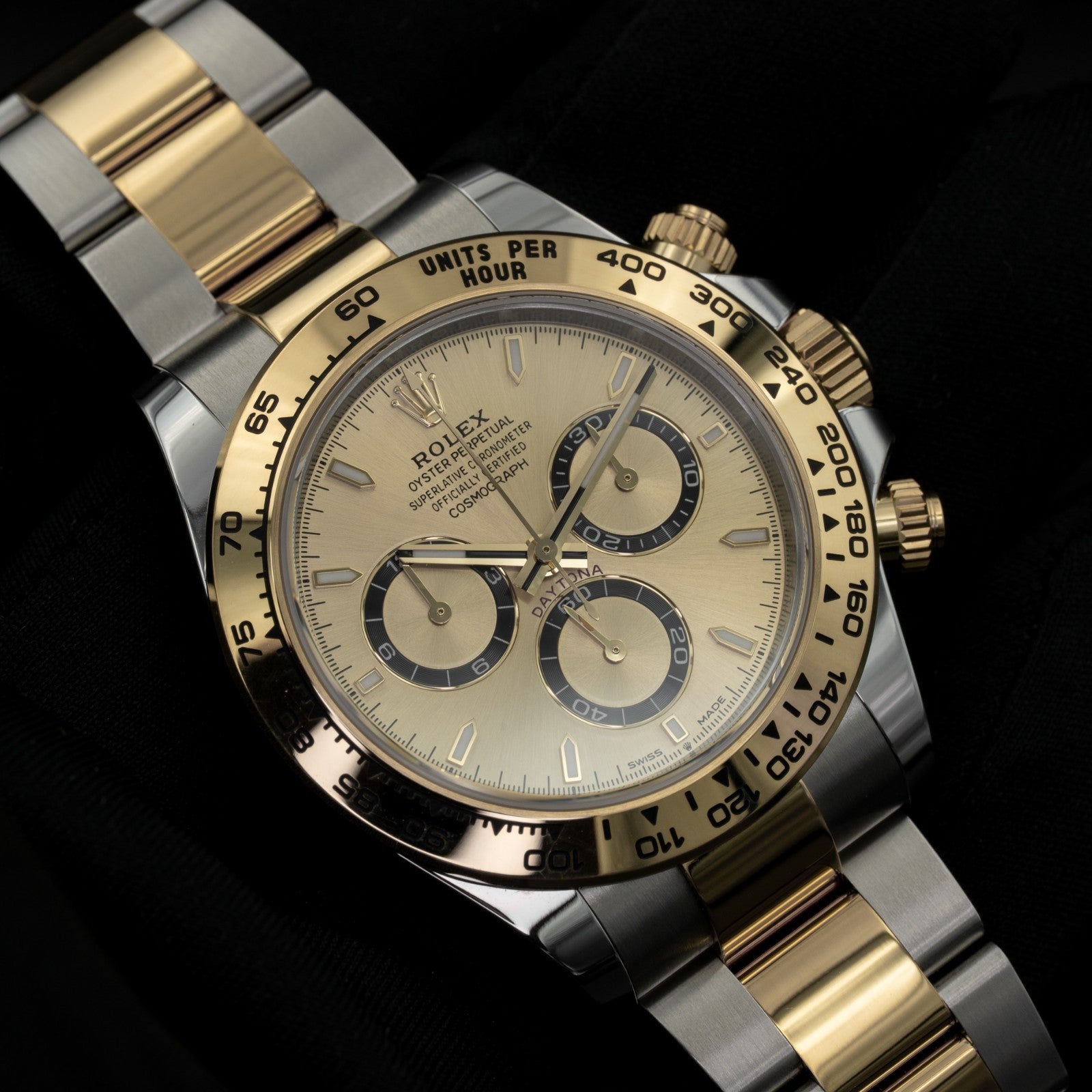 Rolex Daytona | TwoTone | 126503 | Gold Dial | Complete - Rocky ...